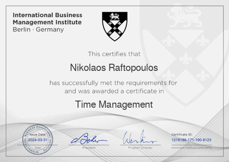 Time Management Strategies by Raftopoulos | PDF | Science & Mathematics ...