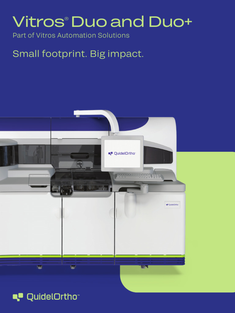 CL Vitros Duo and Duo+ Automation Solutions Brochure | PDF | Automation ...