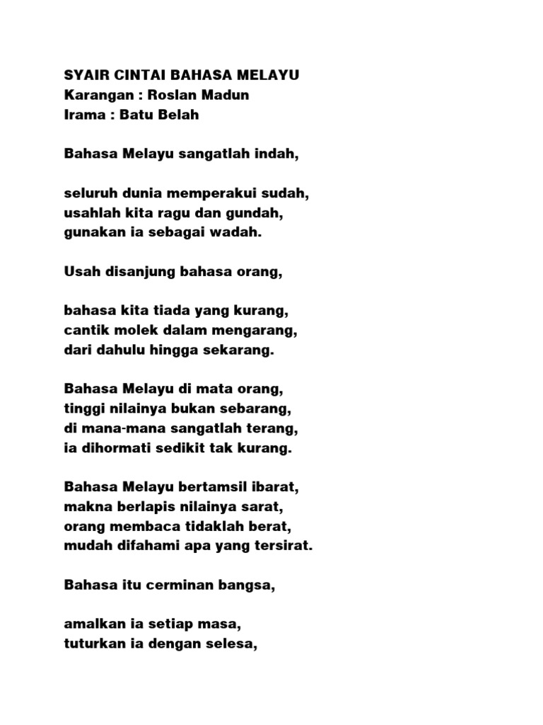 Document (2) Syair | PDF