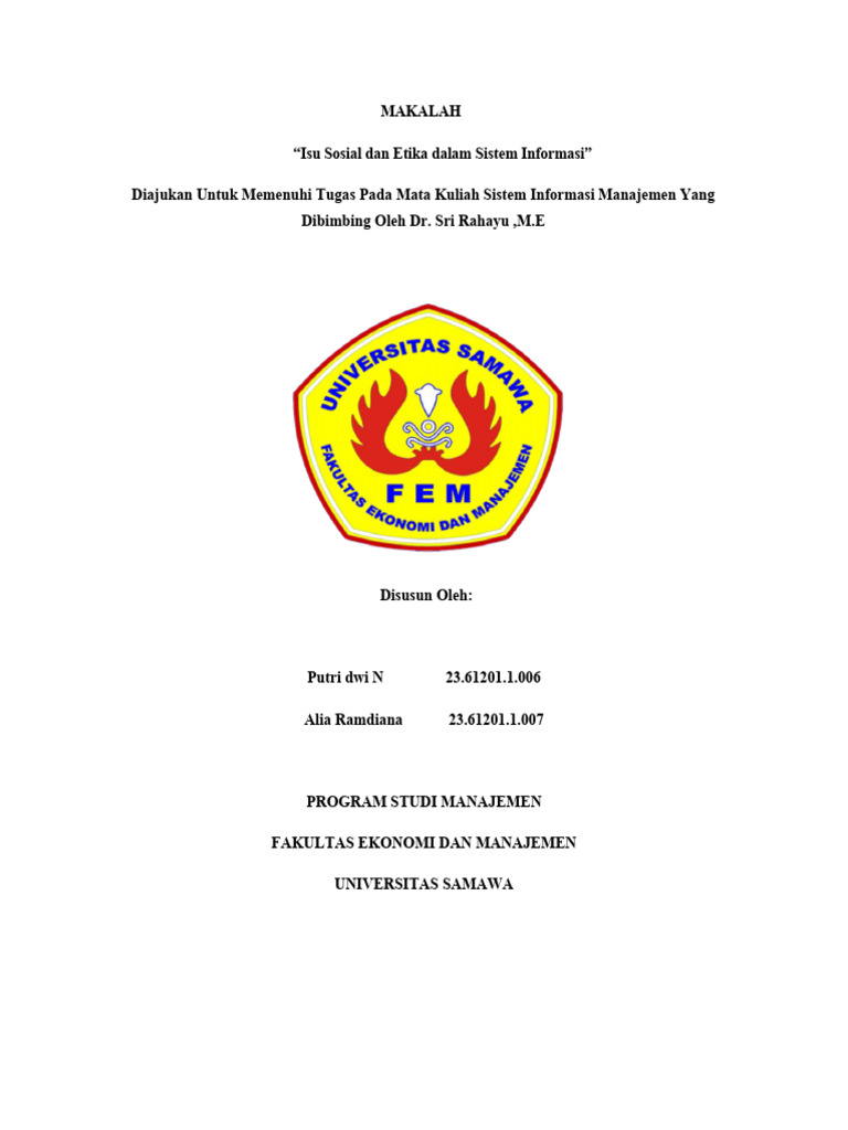 Kelompok 3 Sim 2a | PDF | Ilmu Sosial