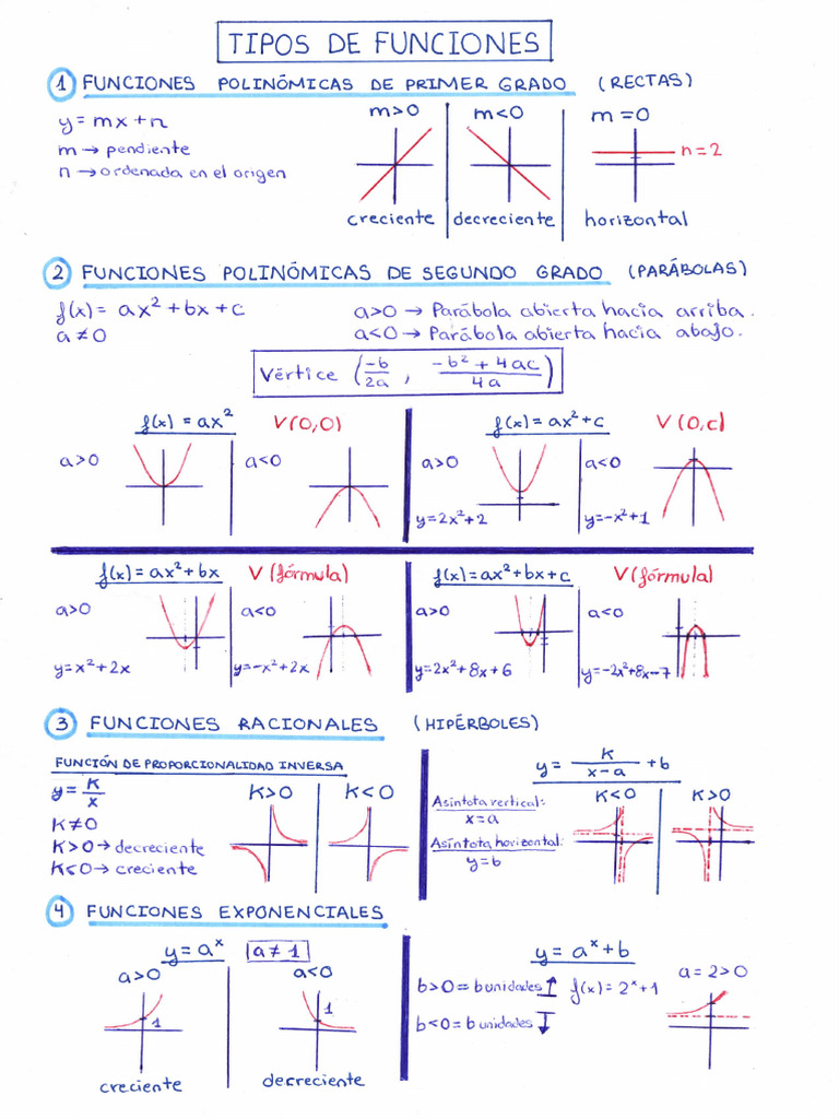 Tipos de Funciones | PDF