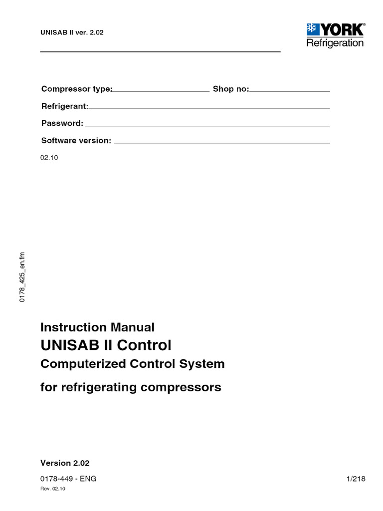 Unisab II (0178 449 ENG Logo) | PDF