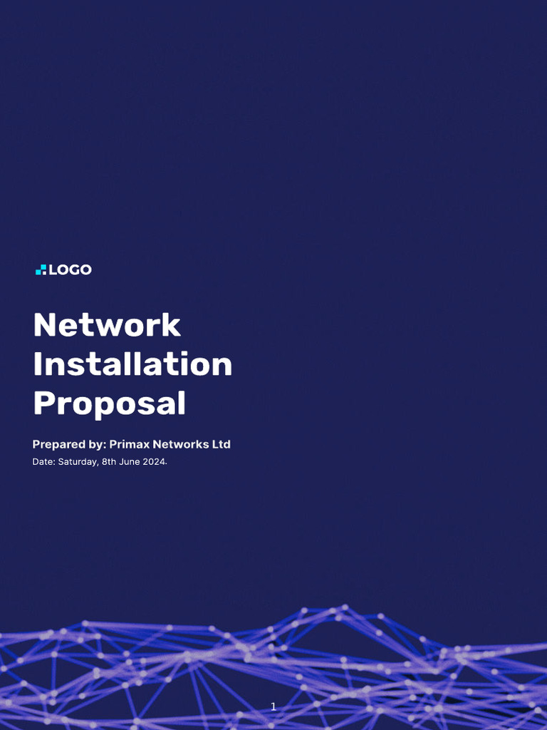 Network Installation Proposal | PDF | Computer Security | Security