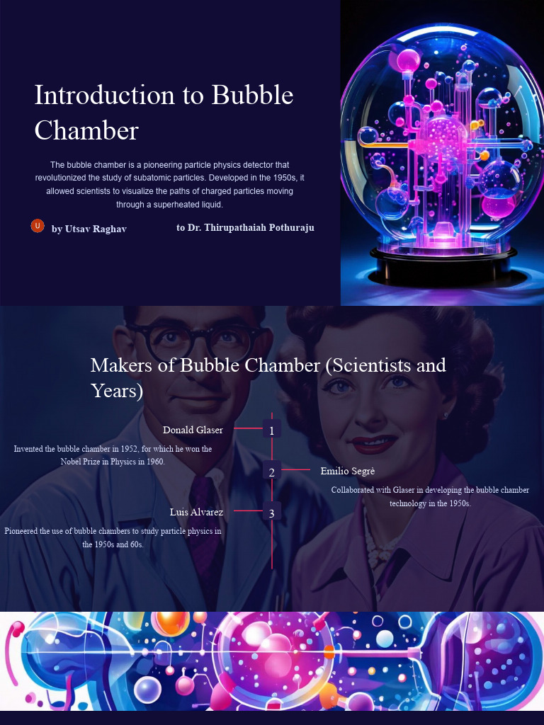 Overview of Bubble Chamber Technology | PDF | Particle Physics ...