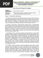 BSOA 2B - Group 2 Thesis Chapter 1 5 | PDF | Internship | Job Hunting