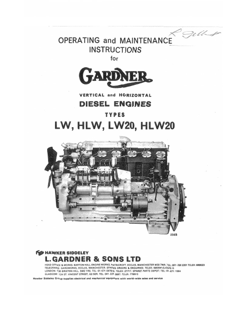 Gardner 1 A 4 | PDF | Engines | Mechanical Engineering