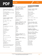 A2 Answer Key SB | PDF