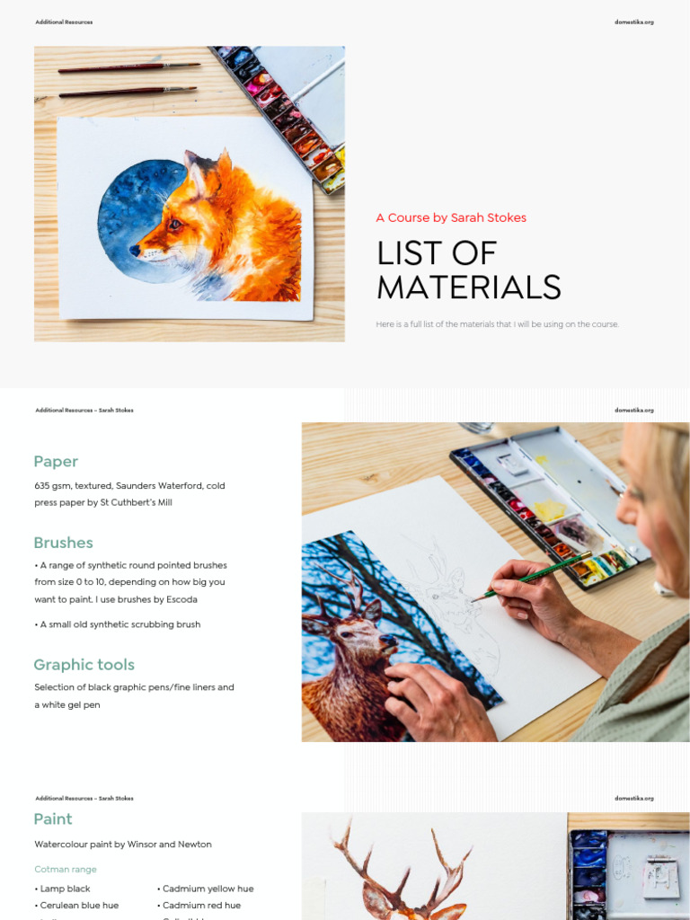 U2-01 - List of Materials - EN | PDF
