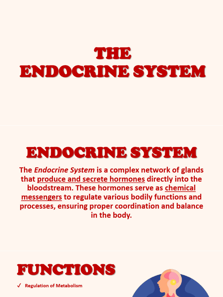 ENDOCRINE-SYSTEM | PDF | Endocrine System | Adrenal Gland