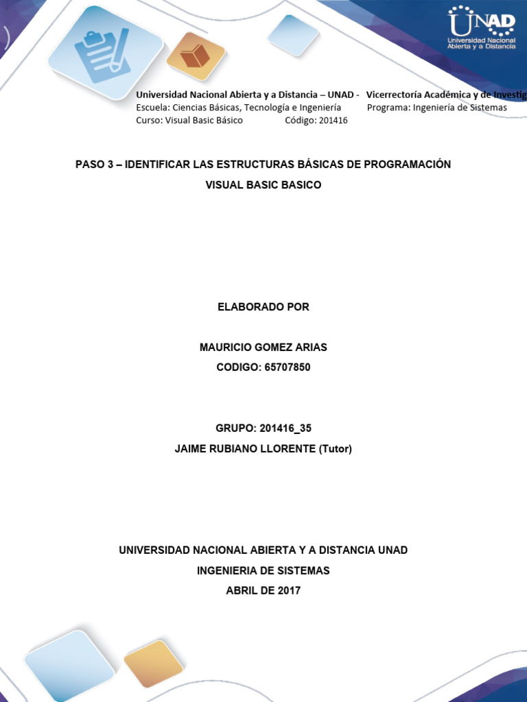 Estructuras Básicas en Visual Basic | PDF | Básico | Ingeniería de software