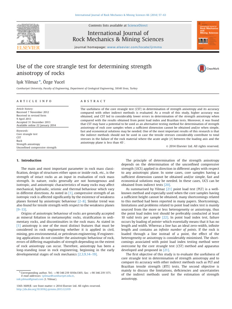 Use of The Core Strangle Test For Deter - 2014 - International Journal ...