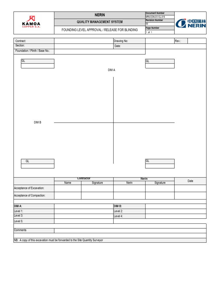 Founding Level Approval Release For Blinding-NRN-CON-CIV-CL-015-Rev.00 ...