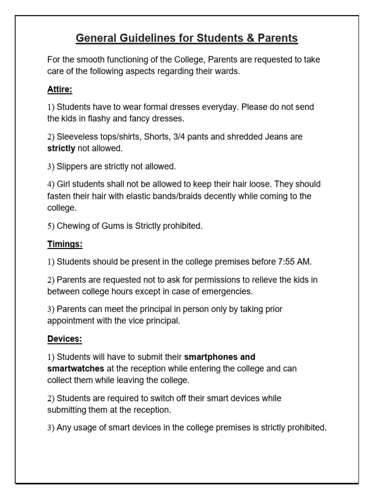 Commencement Guidelines 2024 | PDF