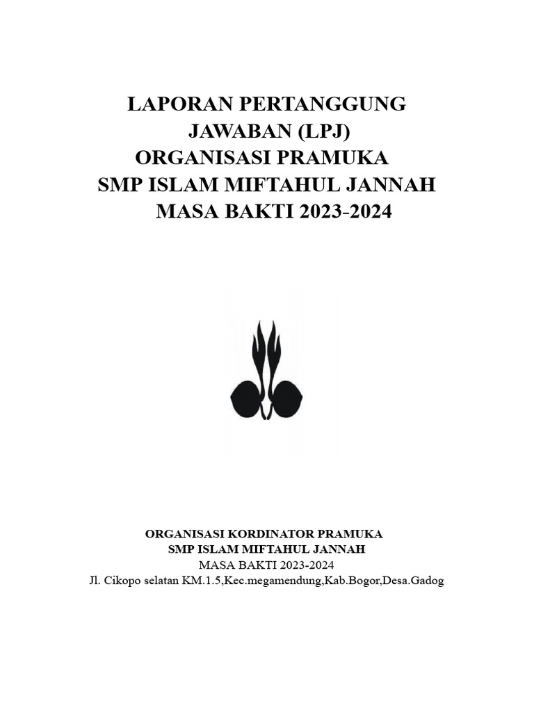 LPJ Pramuka 2023 2024 | PDF