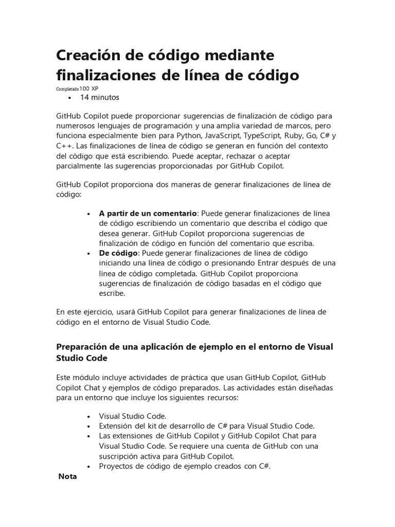 Github Copilot 2 | PDF | Ingeniería de software | Programación de computadoras