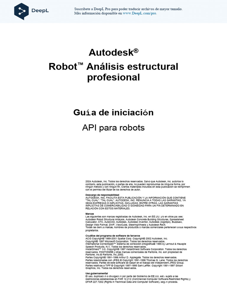 Getting Started Guide Robot API Es | PDF | Robótica | Robot