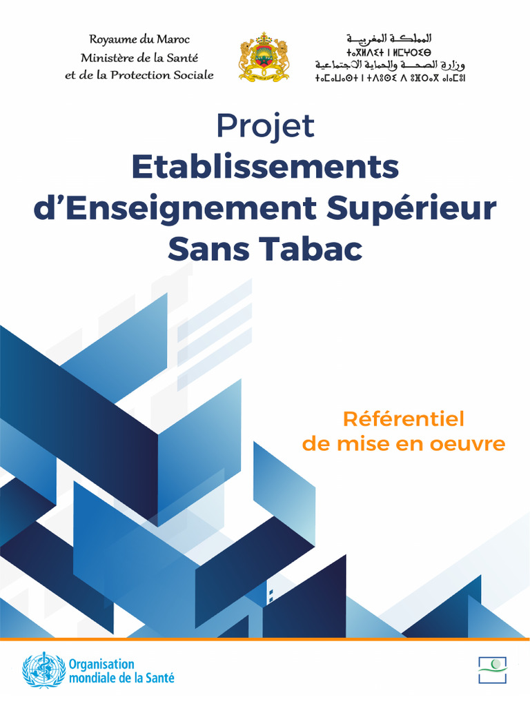 Projet Établissements Supérieurs Sans Tabac | PDF