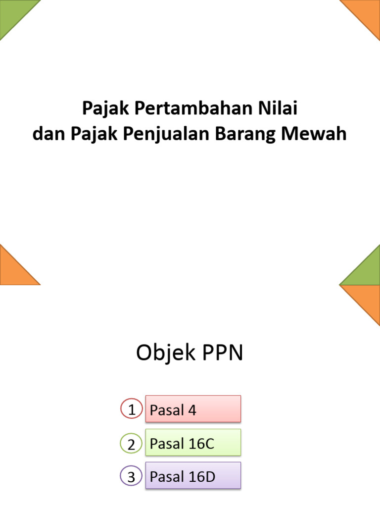PPN DAN PPNBM (Pengantar Dan Sektor Properti) | PDF