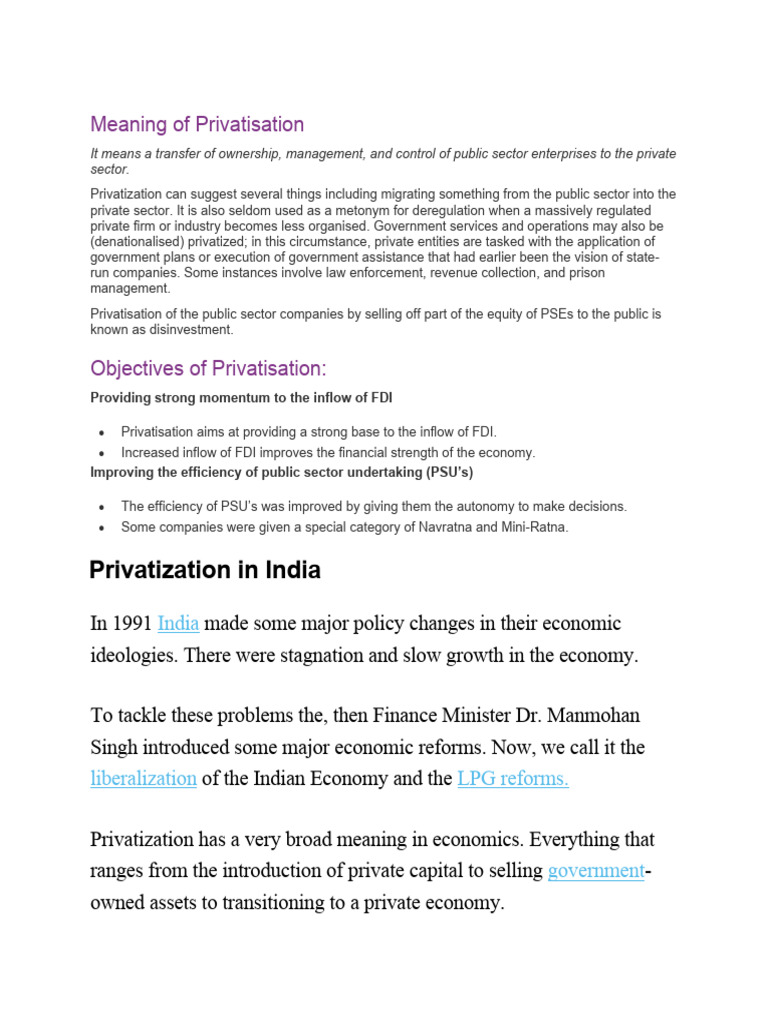 IBE Privatisation | PDF | Privatization | State Owned Enterprise