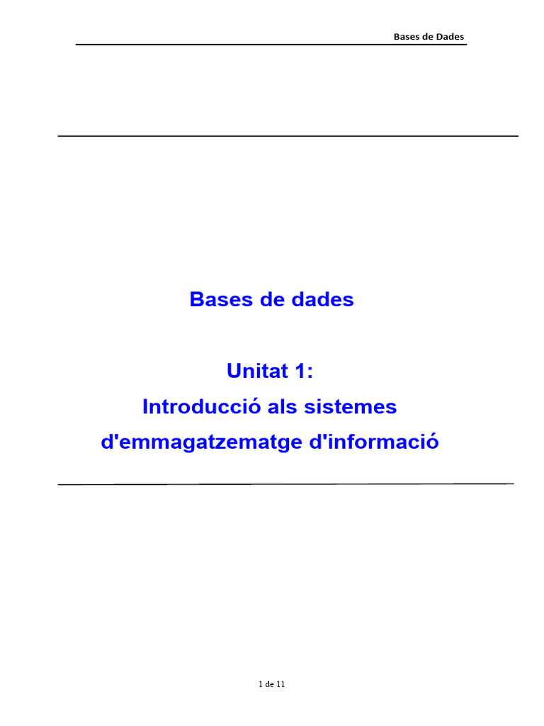 Unitat 01 | PDF