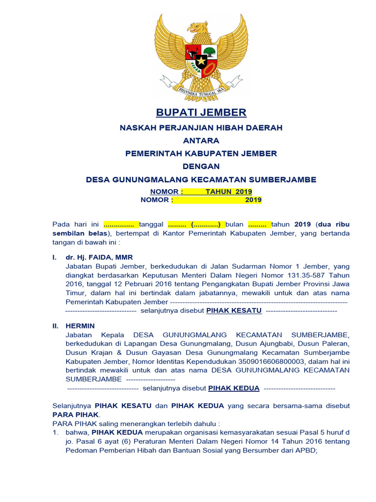 Contoh NPHD | PDF