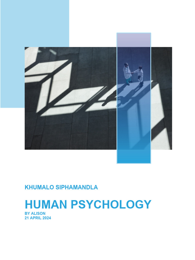 Human Psychology | PDF | Classical Conditioning | Reinforcement