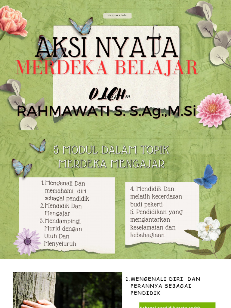 Aksi Nyata Merdeka Mengajar | PDF