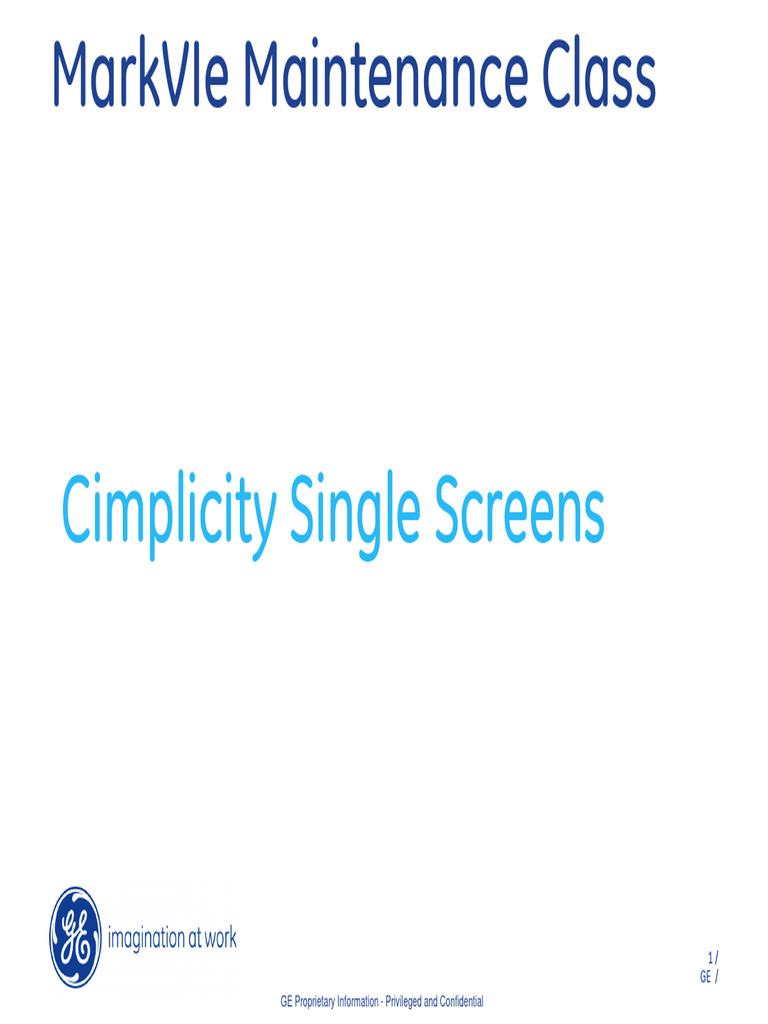 25 Cimplicity Single Screens Rev | PDF | Software Engineering | System ...
