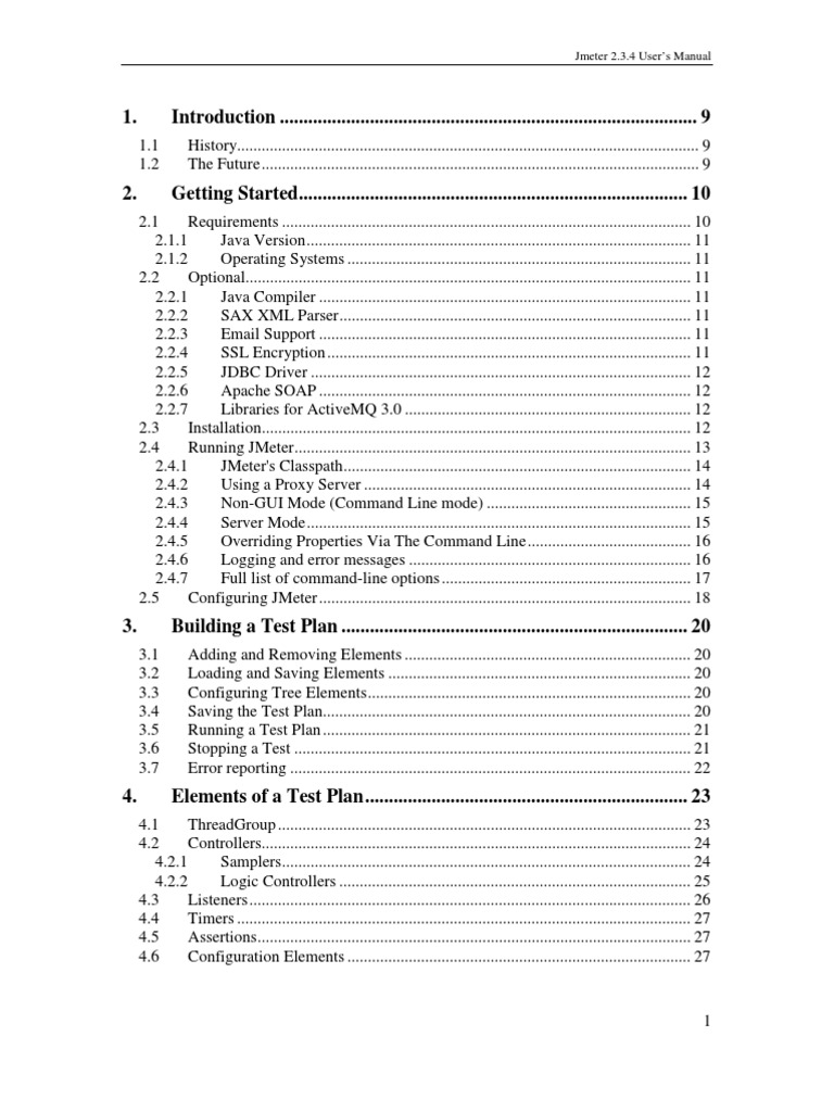 JMeter User Manual | PDF