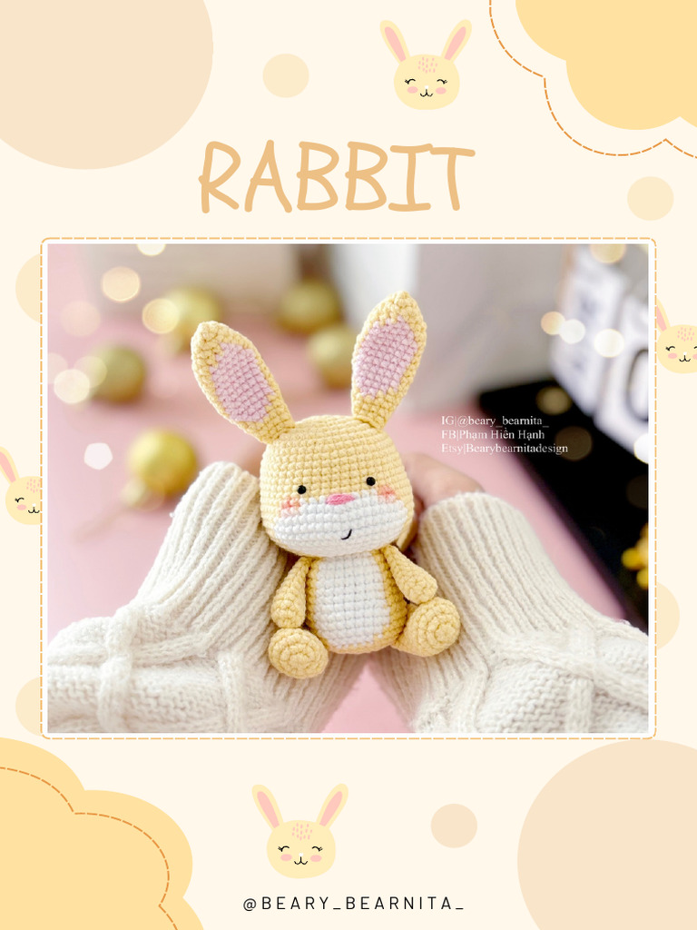 Rabbit | PDF | Crochet | Yarn