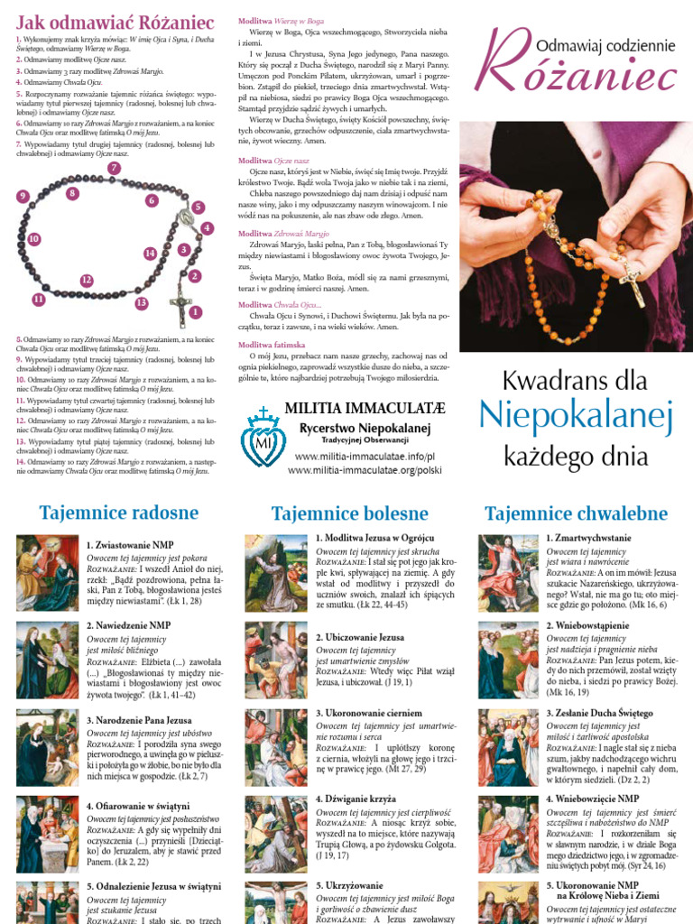 09_Rozaniec_jak-odmawiac_PL | PDF