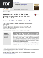 OrthoToolKit Lower Extremity Functional Scale Score Report | PDF ...
