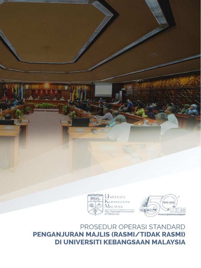 Prosedur Operasi Standard Penganjuran Majlis Rasmi - Tidak Rasmi Di UKM ...