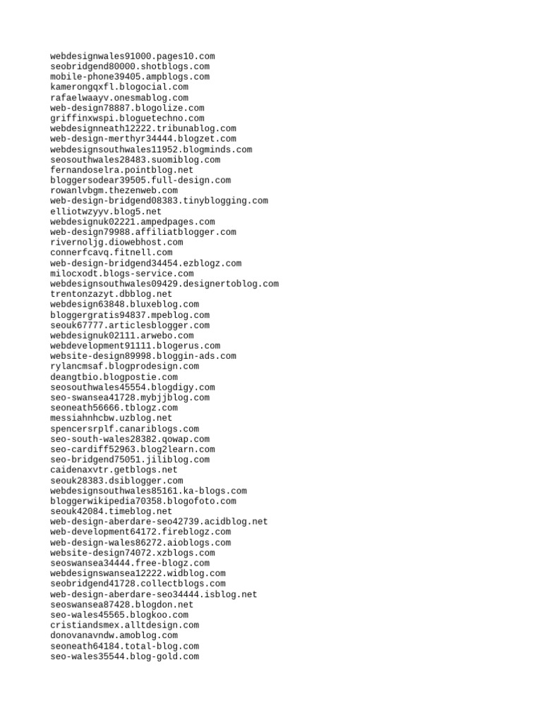 Dofollow Backlink List 2024 | PDF