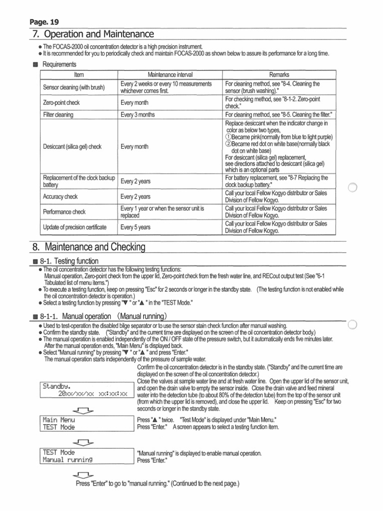 Ows 15 PPM Focas 2000 | PDF