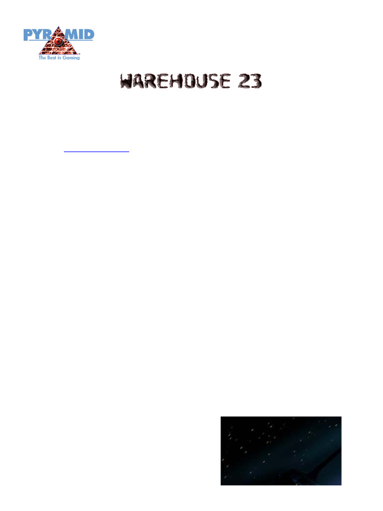 Warehouse 23 - Stealth Hyperdrive | PDF | Law