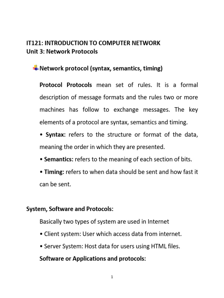 Unit 3 It121 Download Free Pdf Osi Model Computer Network