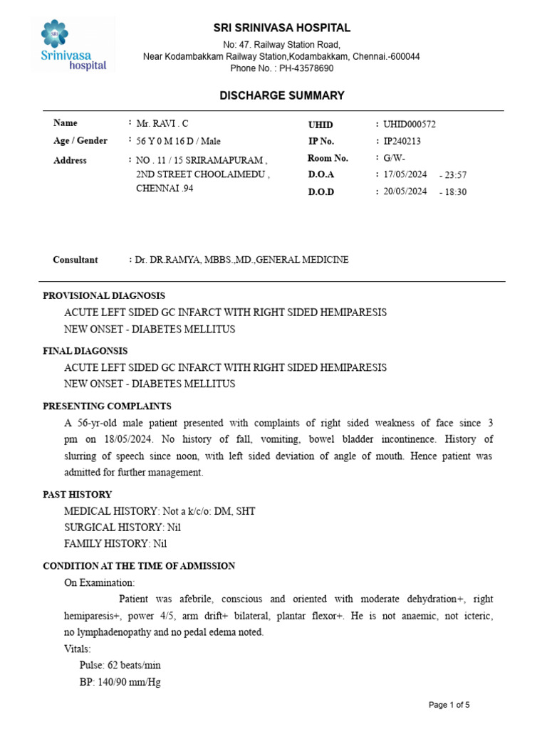 PT - Ramya DSR | PDF | Heart | Diseases And Disorders