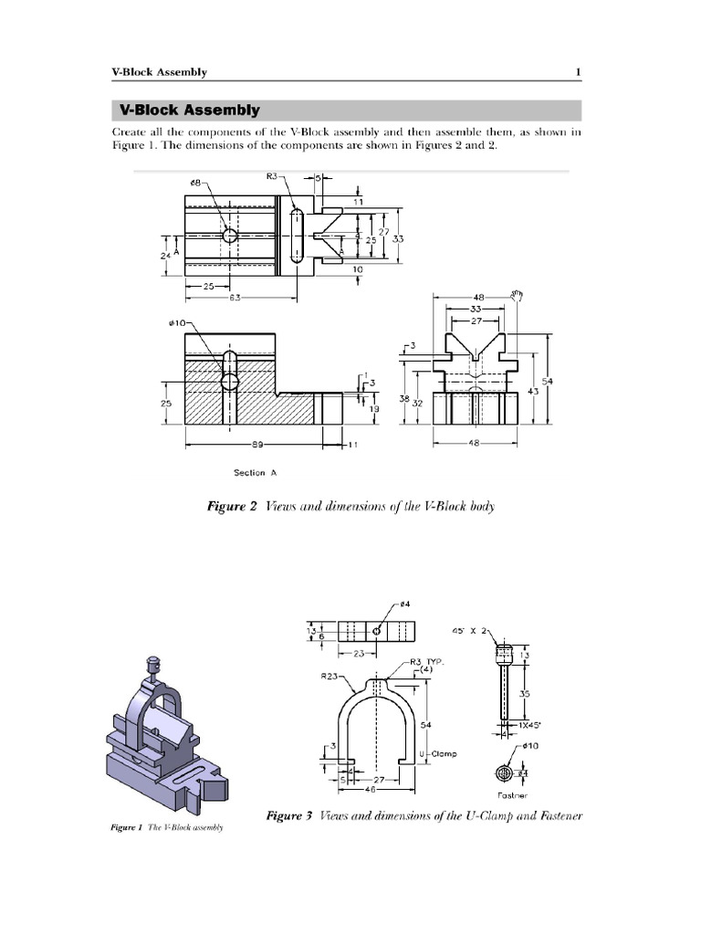 Practical Task 4 (v block assembly) | PDF