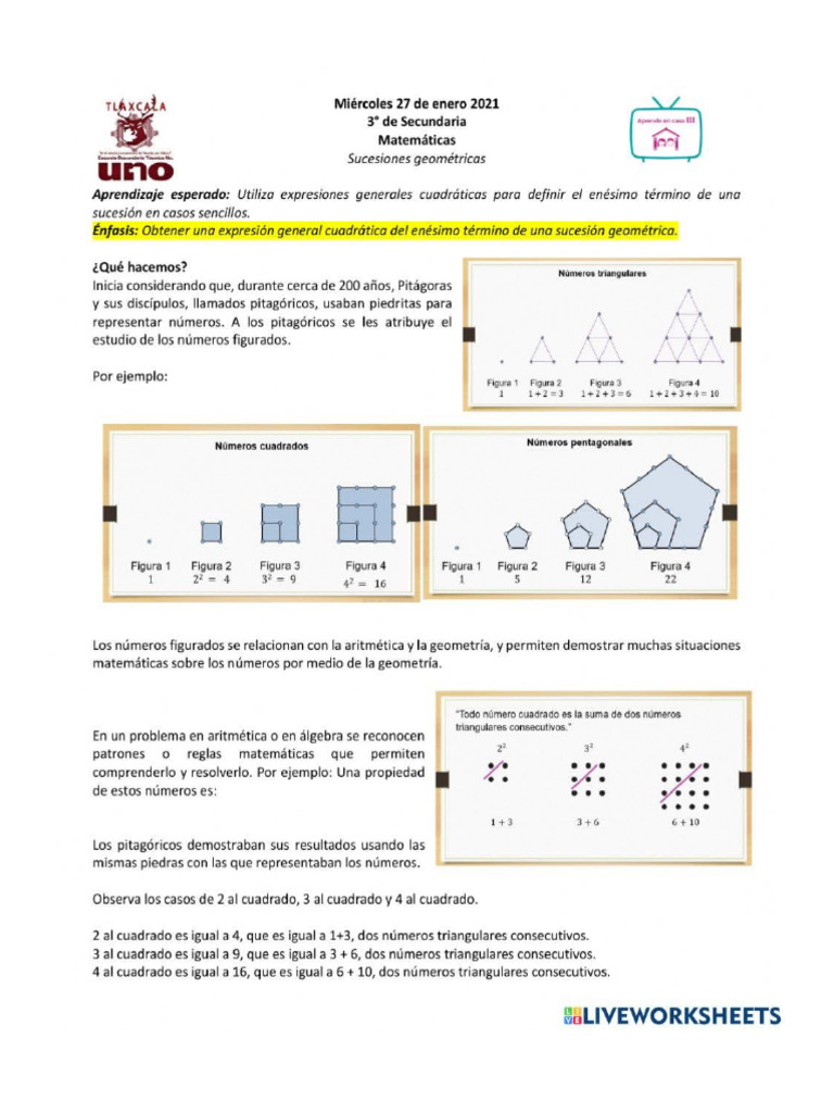 Sucesiones Cuadraticas | PDF