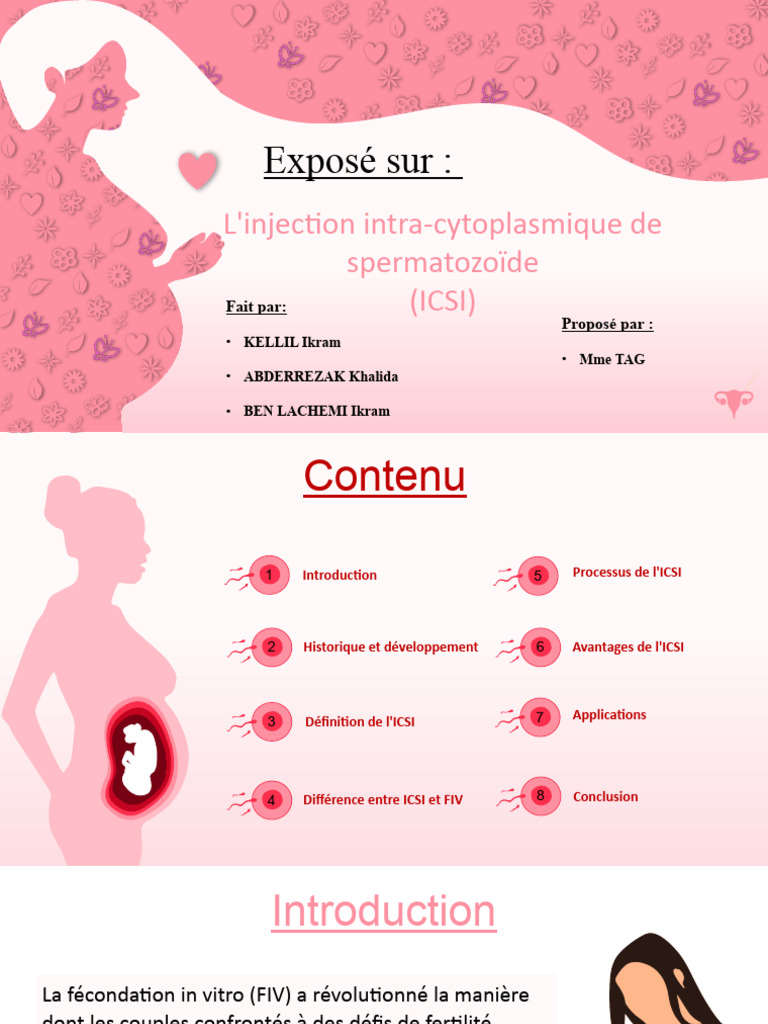 Icsi | PDF | Fécondation in vitro | la reproduction