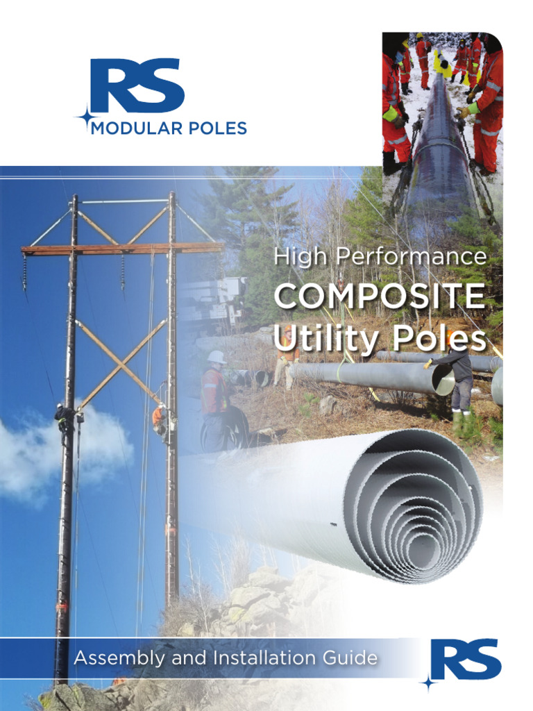 RS PowerON Pole Assembly and Installation Guide | PDF | Screw | Nut ...