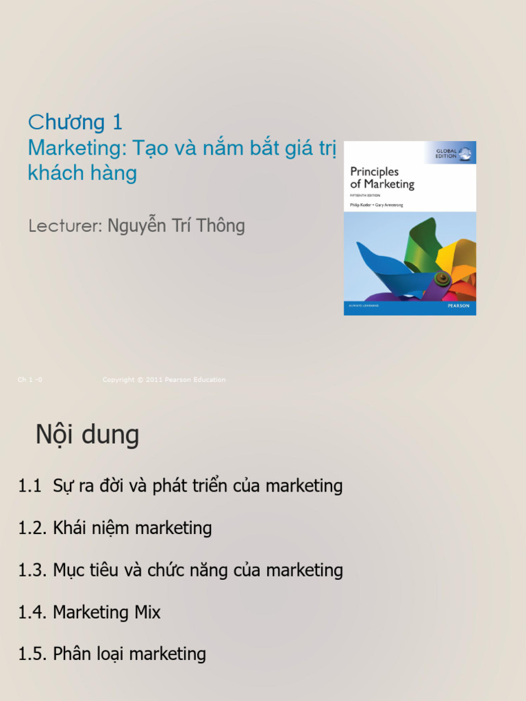 Chương 1 - T NG Quan Marketing | PDF