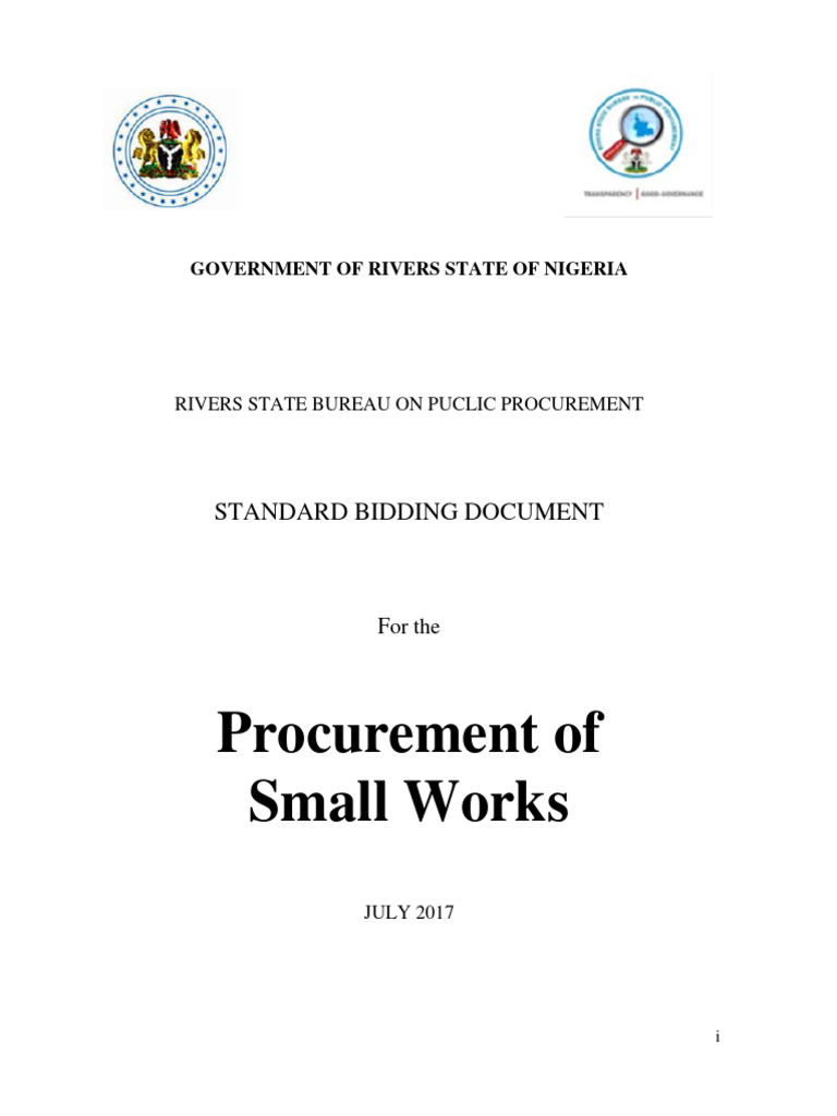 Small Works - Tenders | PDF | Procurement | Employment