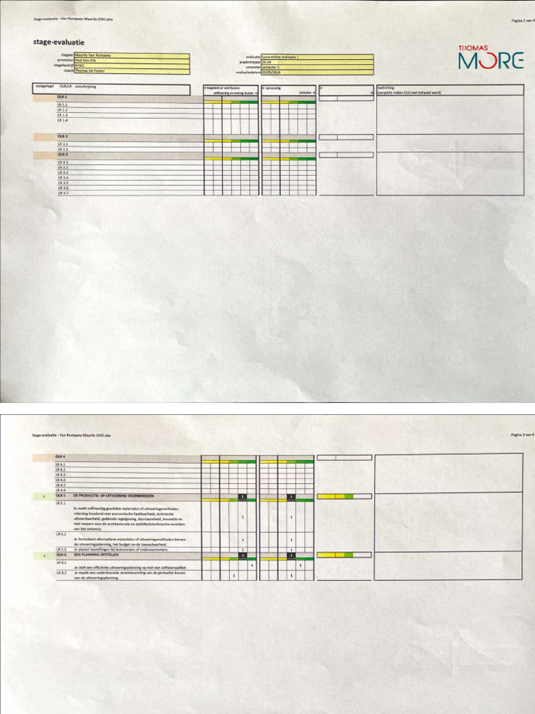 Evaluatie Stage | PDF