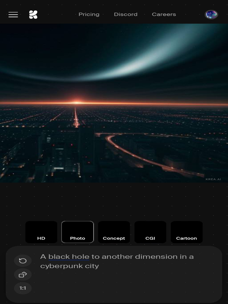 KREA AI - Realtime Editor | PDF