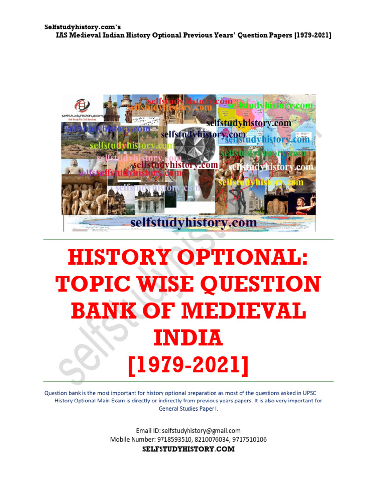 Medieval India Topic Wise Question Bank (1979-2021) | PDF | Vedanta ...