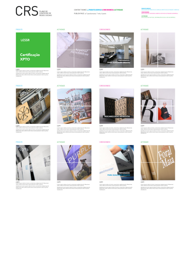 Plano mensal CRS | PDF