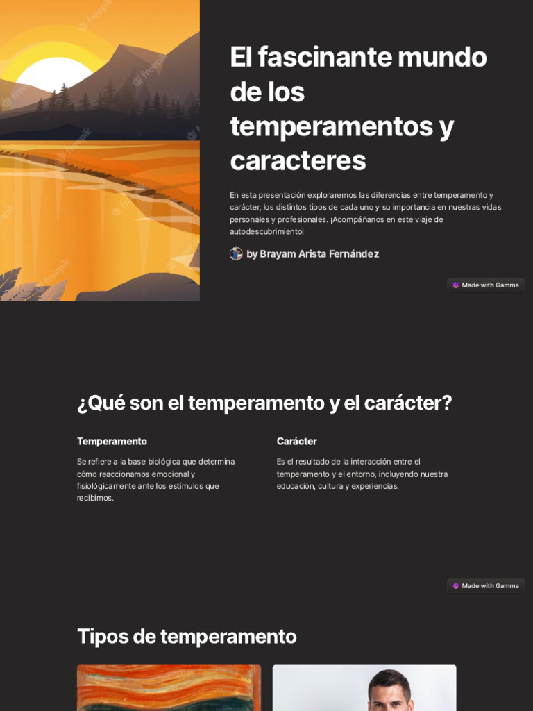 El-fascinante-mundo-de-los-temperamentos-y-caracteres | PDF | Temperamento | Psicología Social