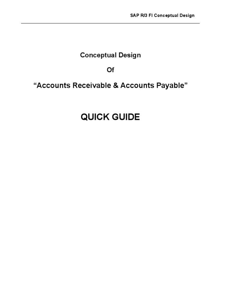 Sap Fi AP Ar Concept | Download Free PDF | Payments | Cheque